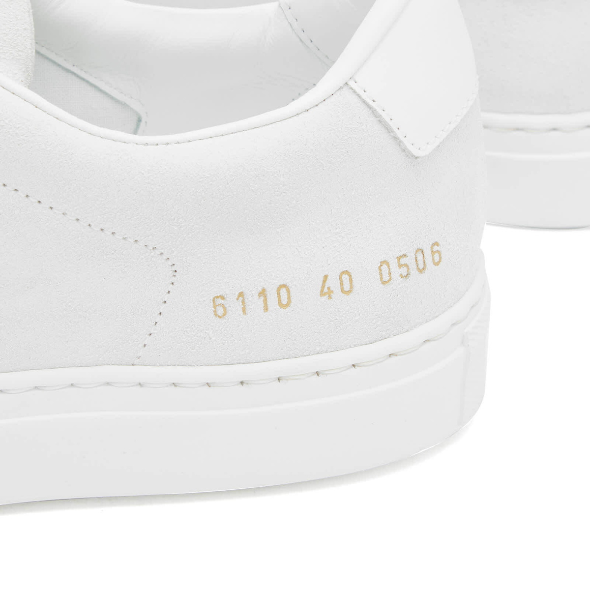Woman by Common Projects Women's Retro Low Suede Sneakers in White ...