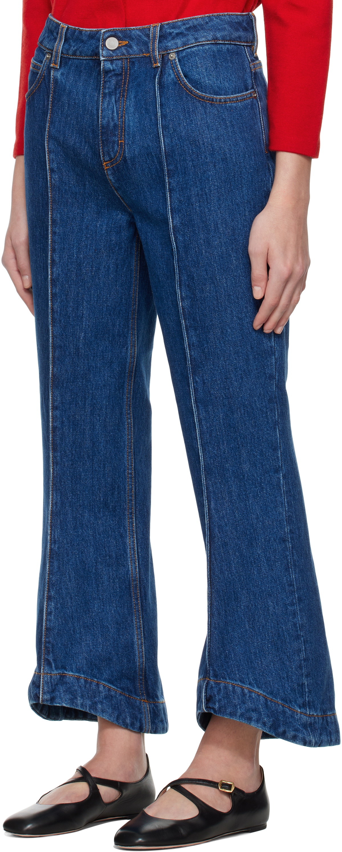 Bally Blue Flare Jeans Bally