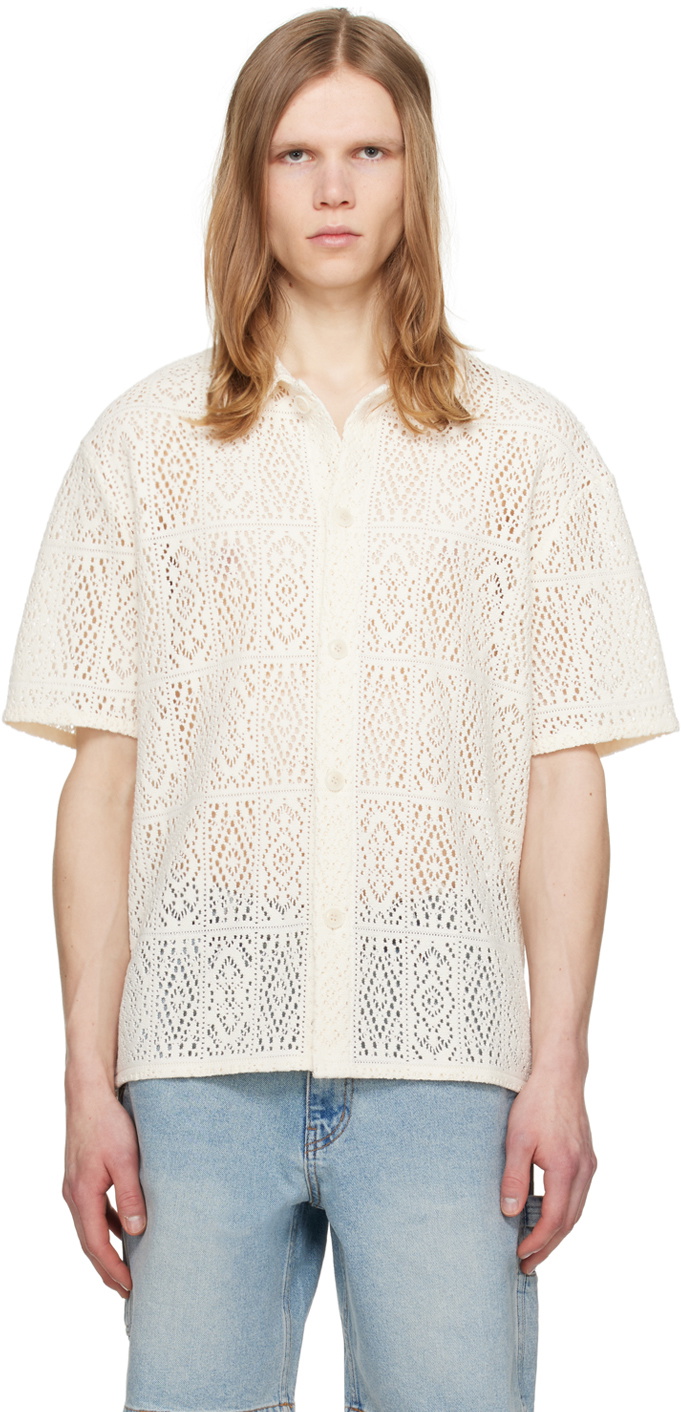 Dunst Off-White Button Shirt Dunst