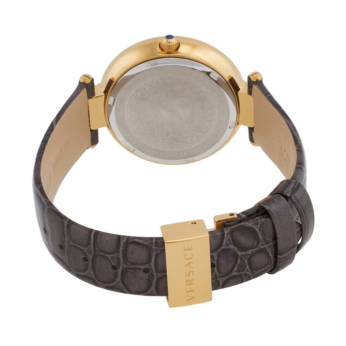Versace Crystal Gleam Quartz White Dial Ladies Watch VAN06 0016 Versace