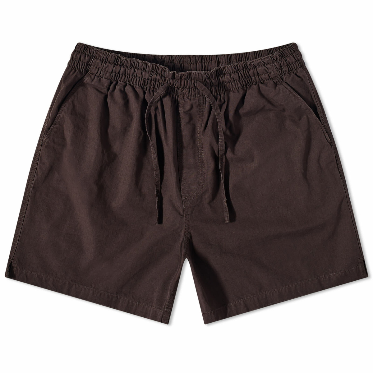 YMC Men's Shorty Ripstop Short in Brown YMC