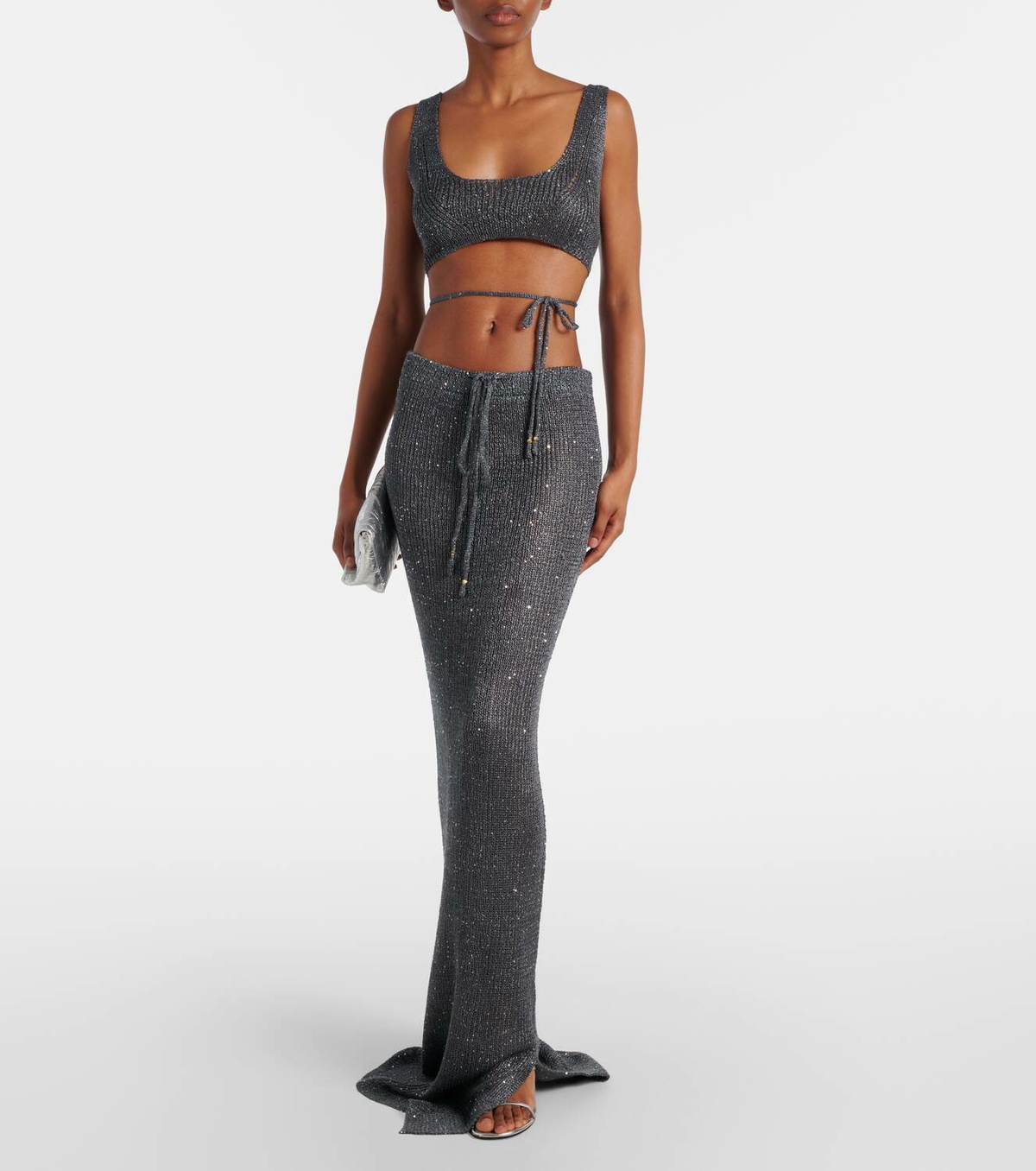 Bananhot Alma sequined maxi skirt Bananhot