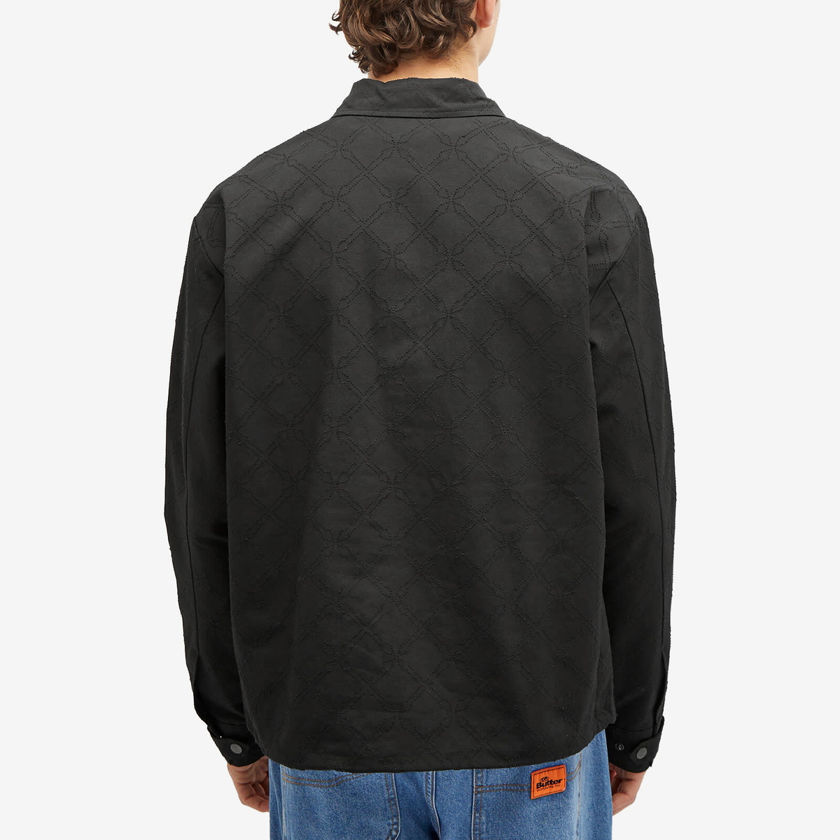 Daily Paper Men's Treasure Monogram Anorak in Black Daily Paper