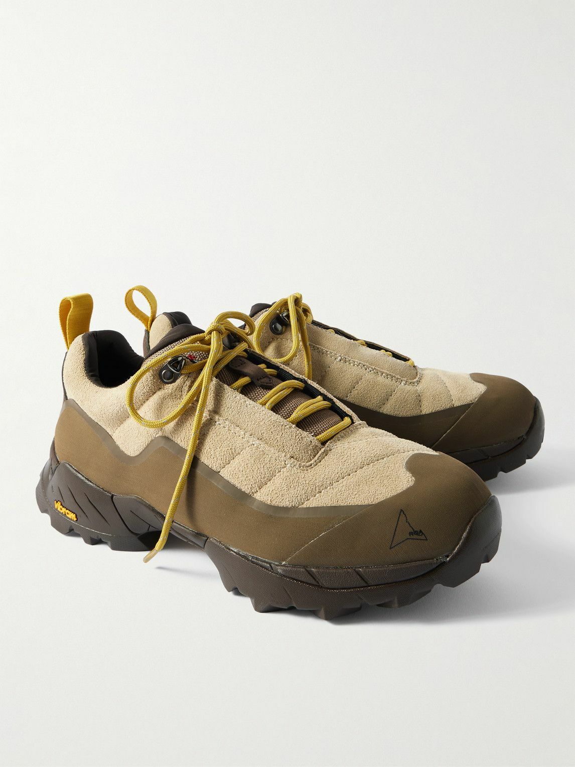 ROA - Katharina Rubber and Suede Hiking Sneakers - Neutrals ROA