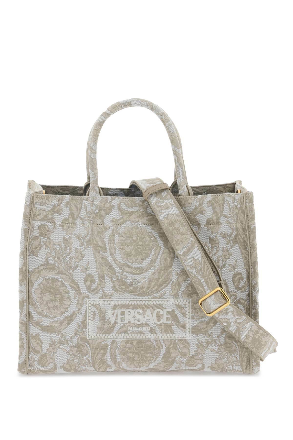 VERSACE athena barocco tote bag Neutro Versace