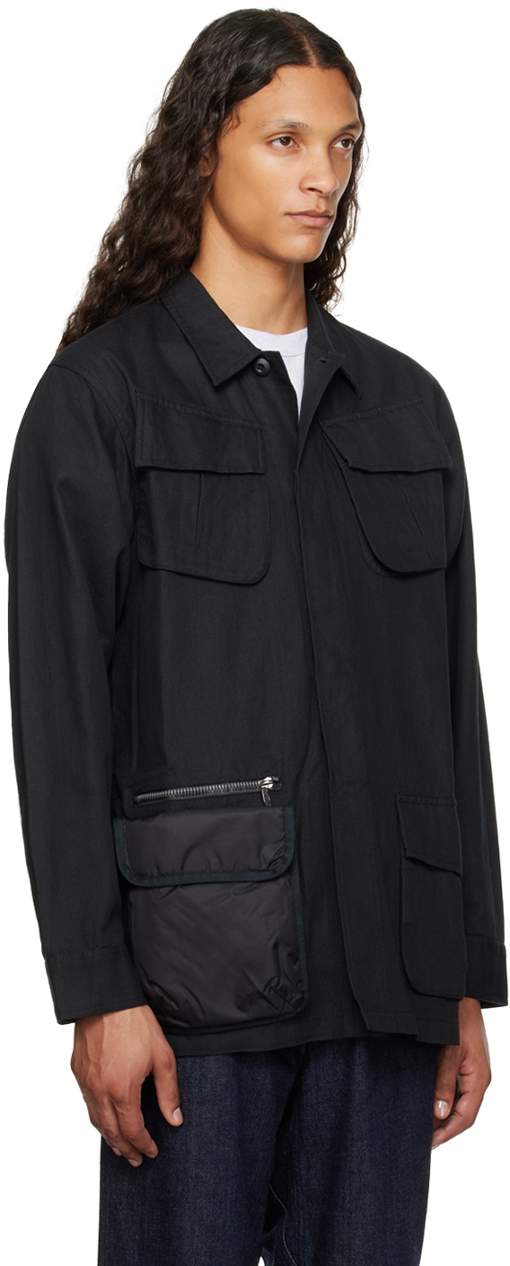 Maharishi Black 5200 Hemp Jungle Utility Jacket Maharishi