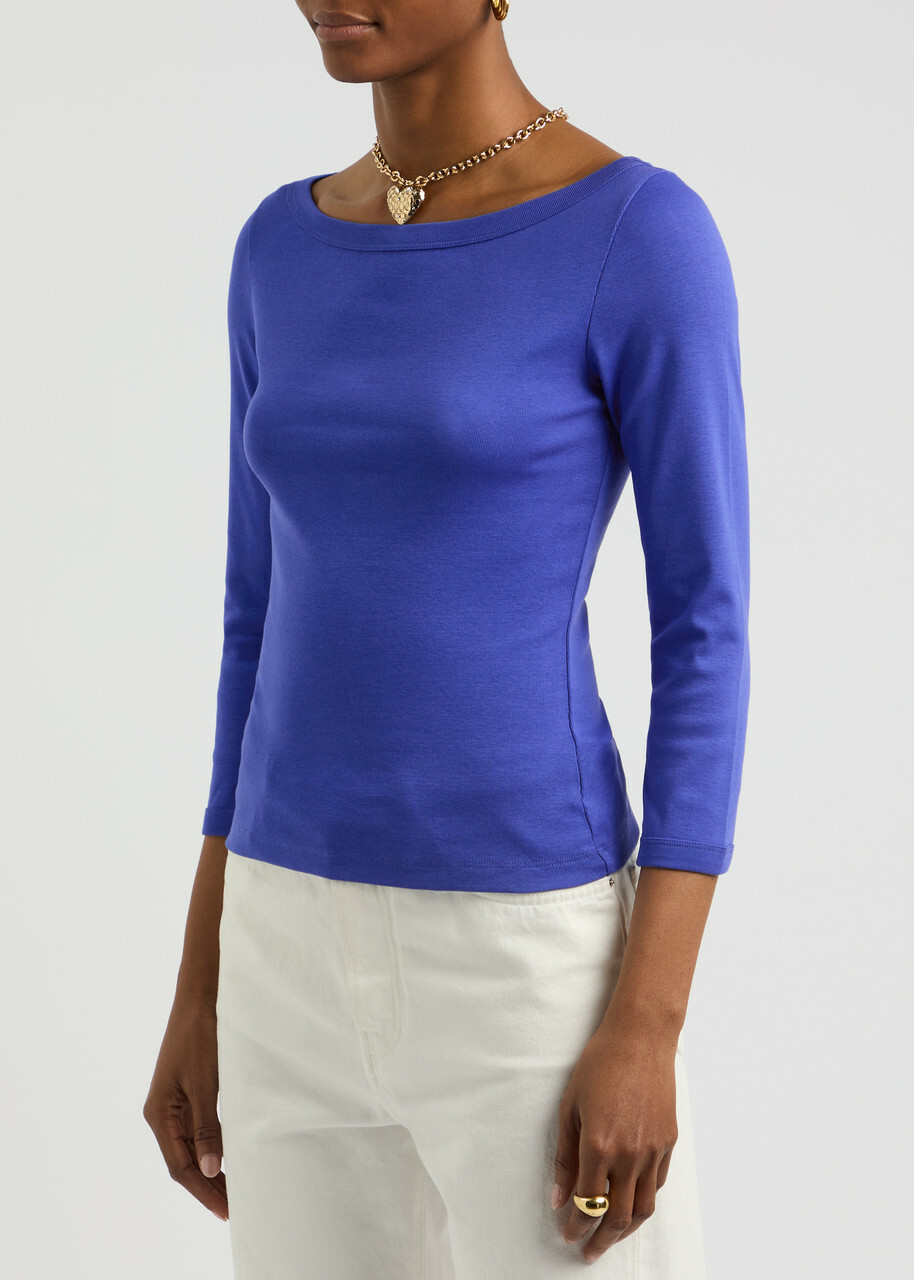 Flore Flore Steffi Cotton top Blue FLORE FLORE