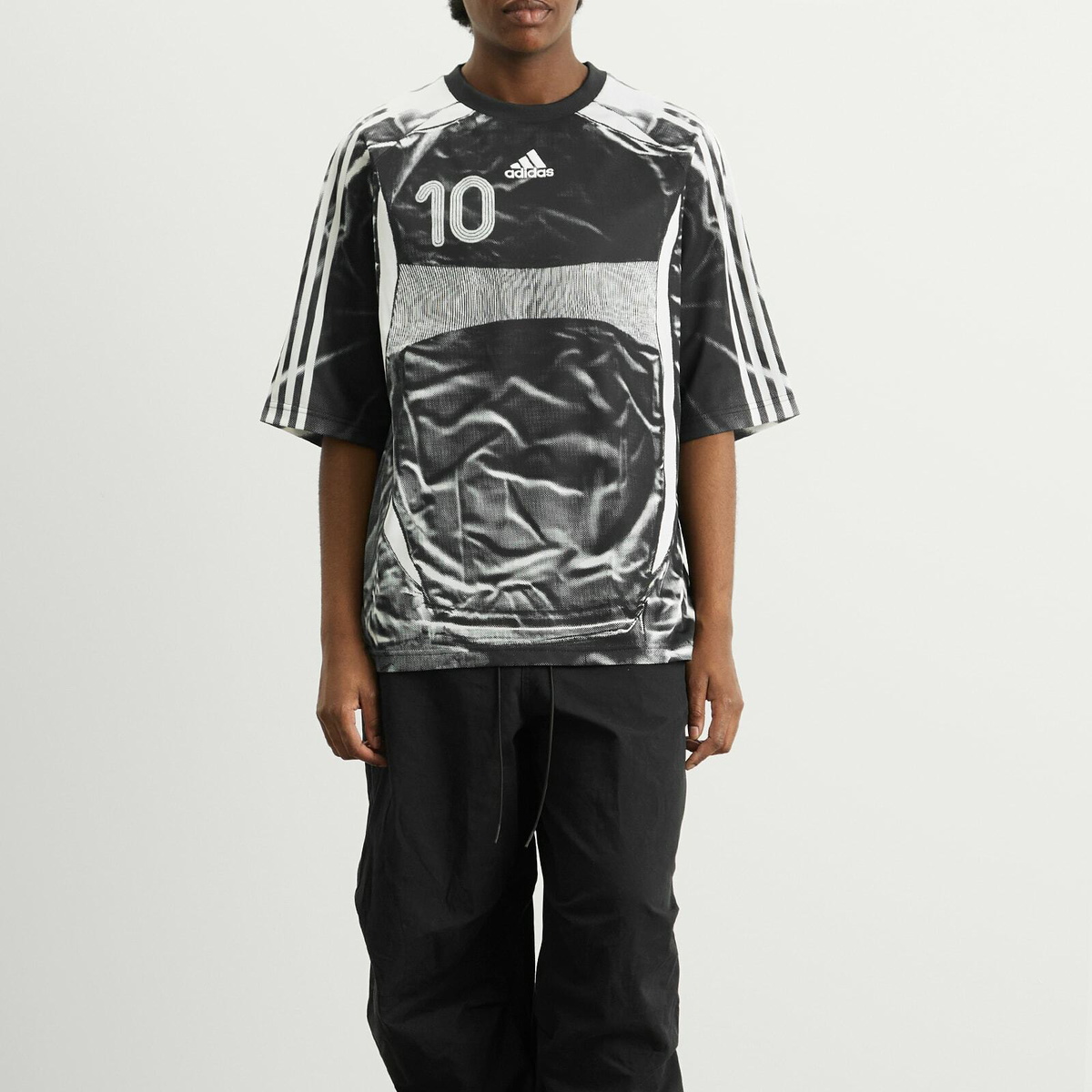 Adidas Men's Adilenium Teamgeist Jersey in Black adidas