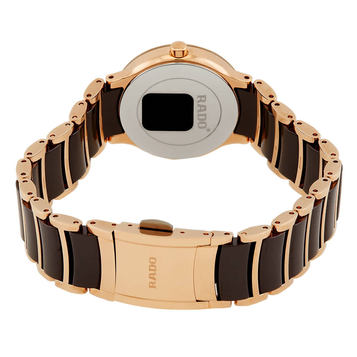 Rado Centrix Quartz Diamond Brown Dial Ladies Watch R30555724 Rado