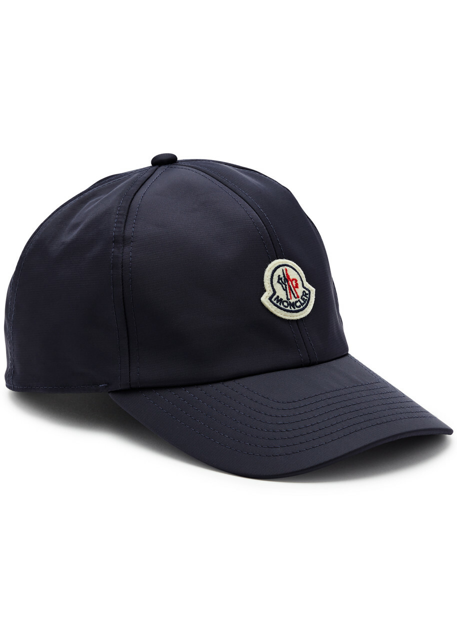 Moncler Logo Nylon cap - Dark Blue - One Size Moncler
