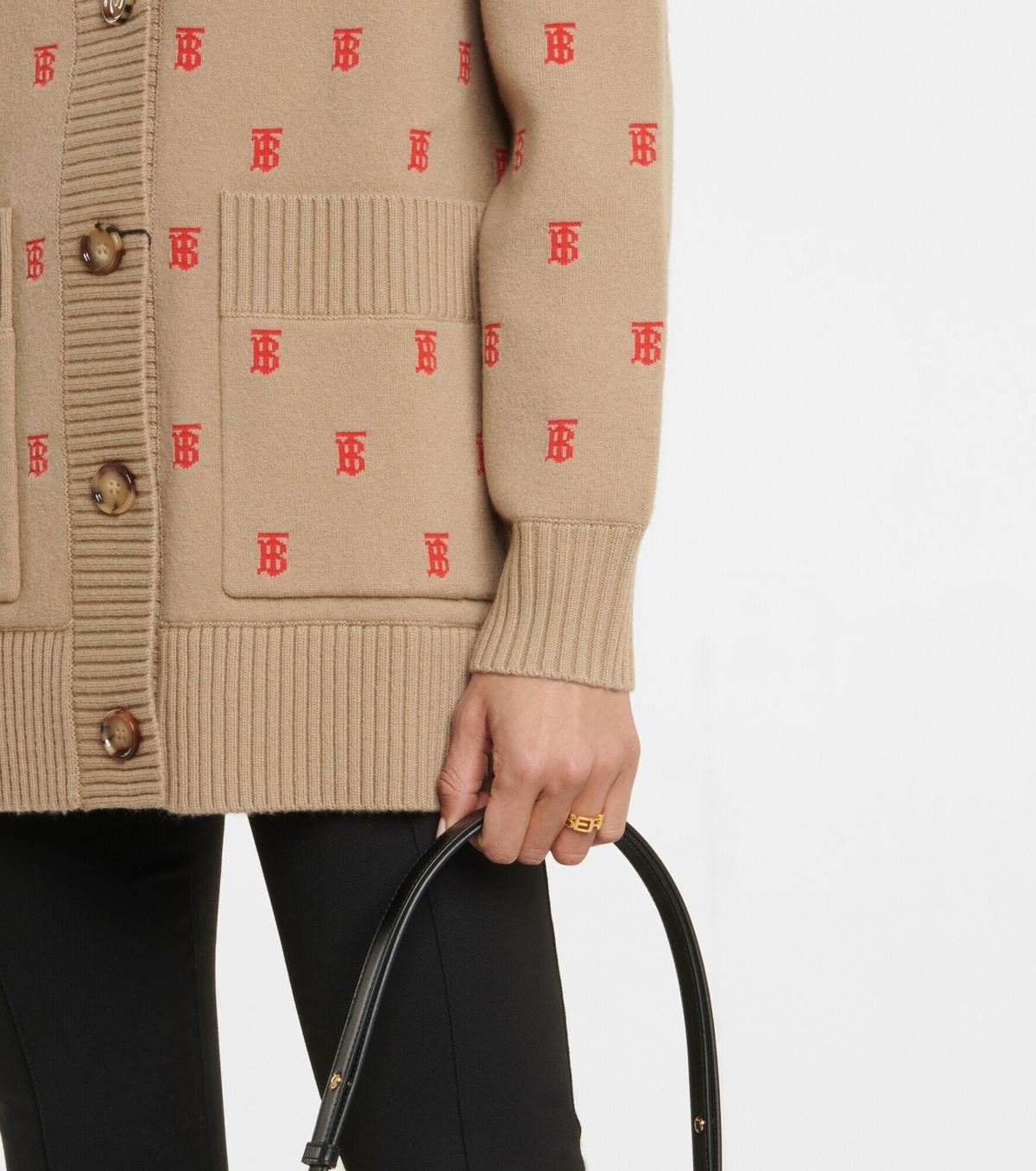Burberry - Monogram wool-blend cardigan Burberry