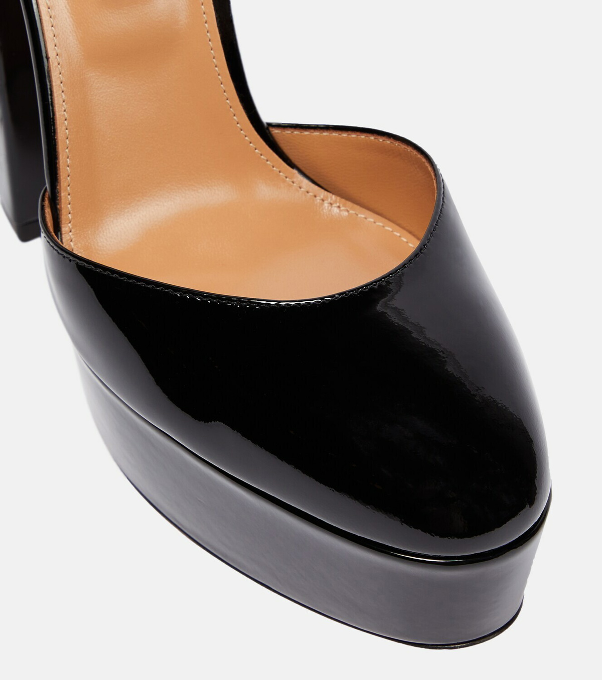 Aquazzura So High Plateau patent leather platform pumps Aquazzura