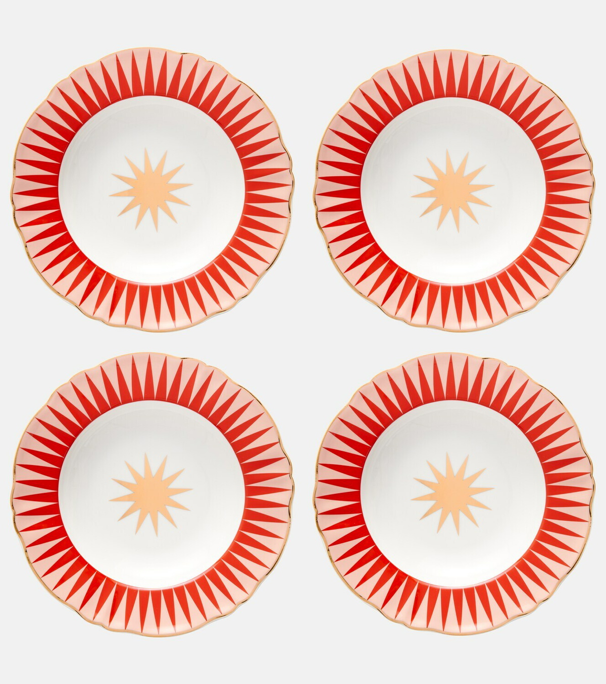 Bitossi - Baleno set of 4 soup plates Bitossi Ceramiche