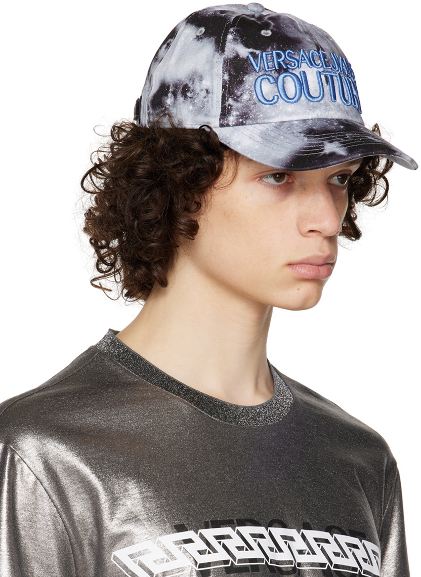 Versace Jeans Couture Gray & Black Space Cap Versace