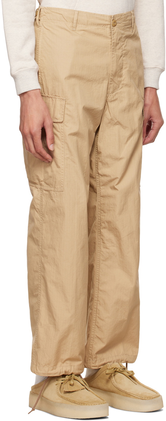 BEAMS PLUS Beige Military 6-Pocket Cargo Pants Beams Plus