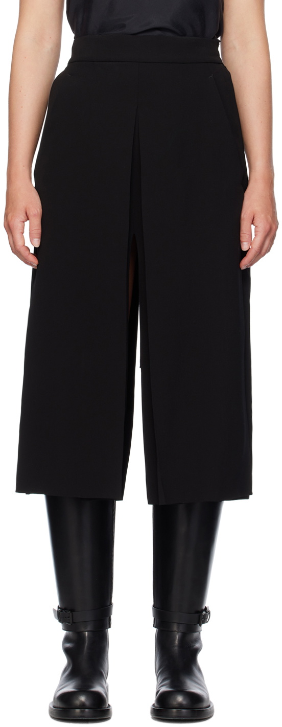 Ann Demeulemeester Black Jena Midi Skirt Ann Demeulemeester