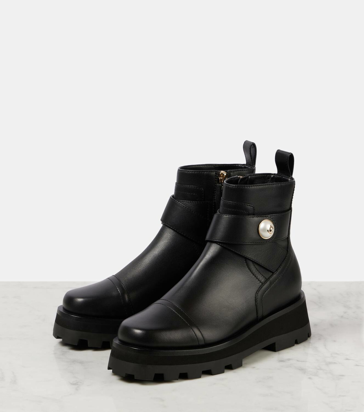 Jimmy Choo Meena leather ankle boots Jimmy Choo