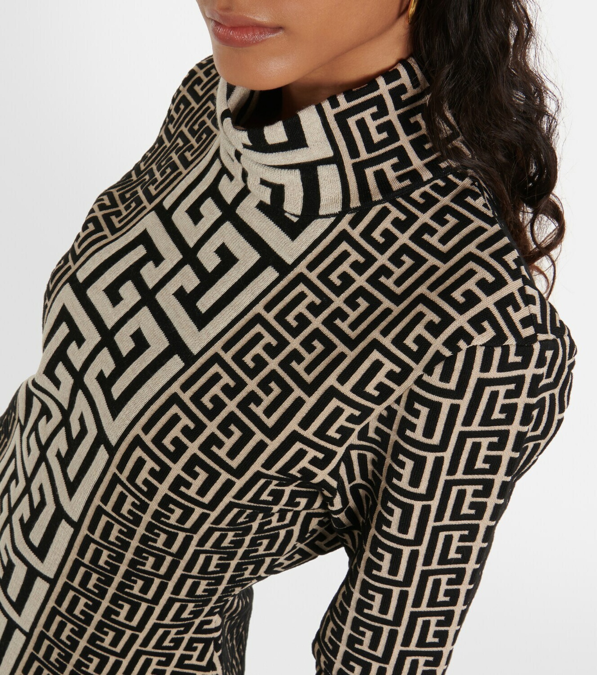 Balmain Monogram wool-blend sweater Balmain