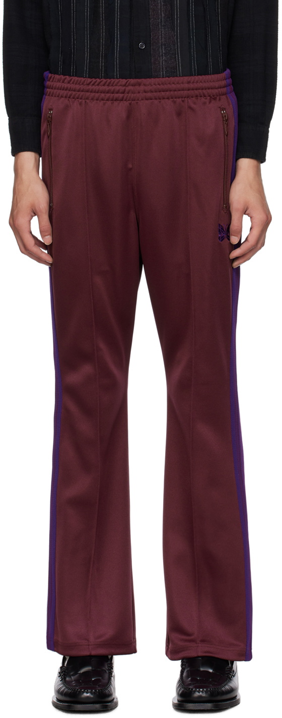 NEEDLES Burgundy Drawstring Track Pants Needles