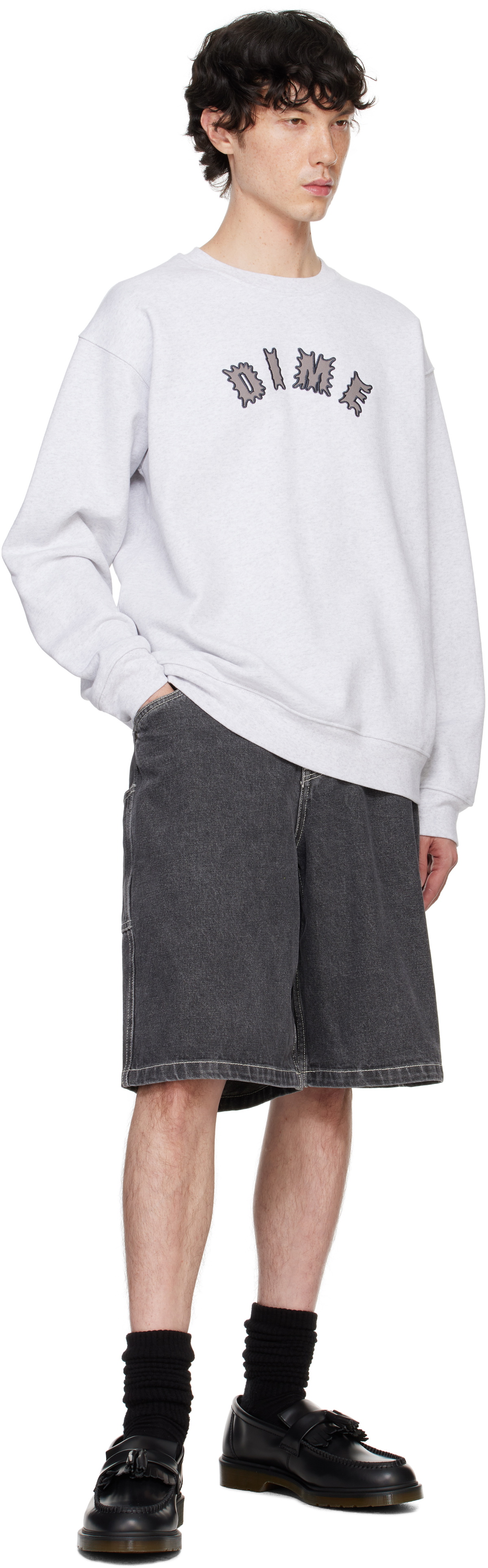 Dime Black Classic Denim Shorts Dime