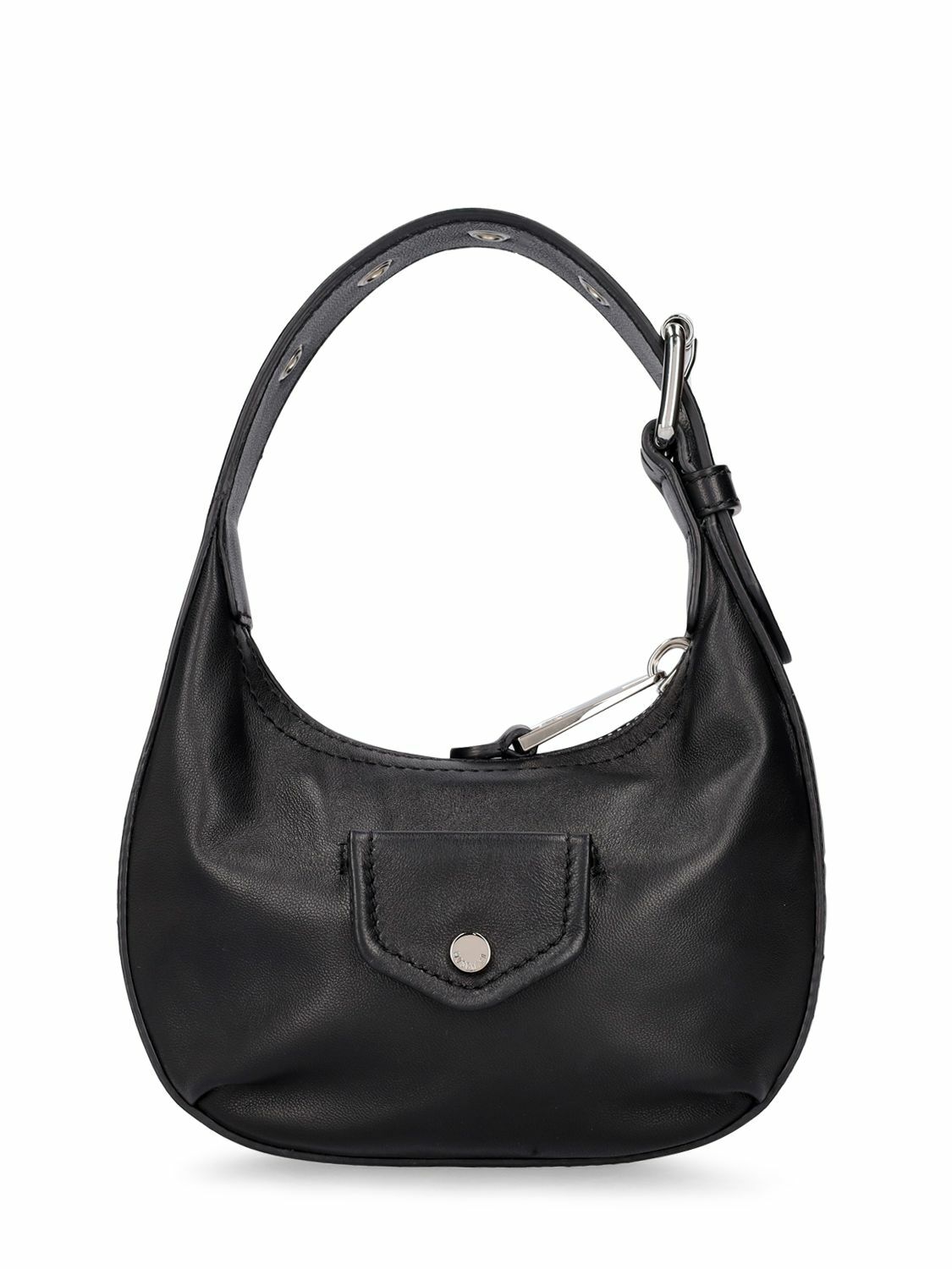 MOSCHINO - Mini Hobo Biker Top Handle Bag Moschino