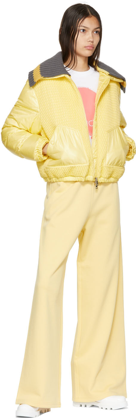 Moncler Yellow Apront Down Jacket Moncler