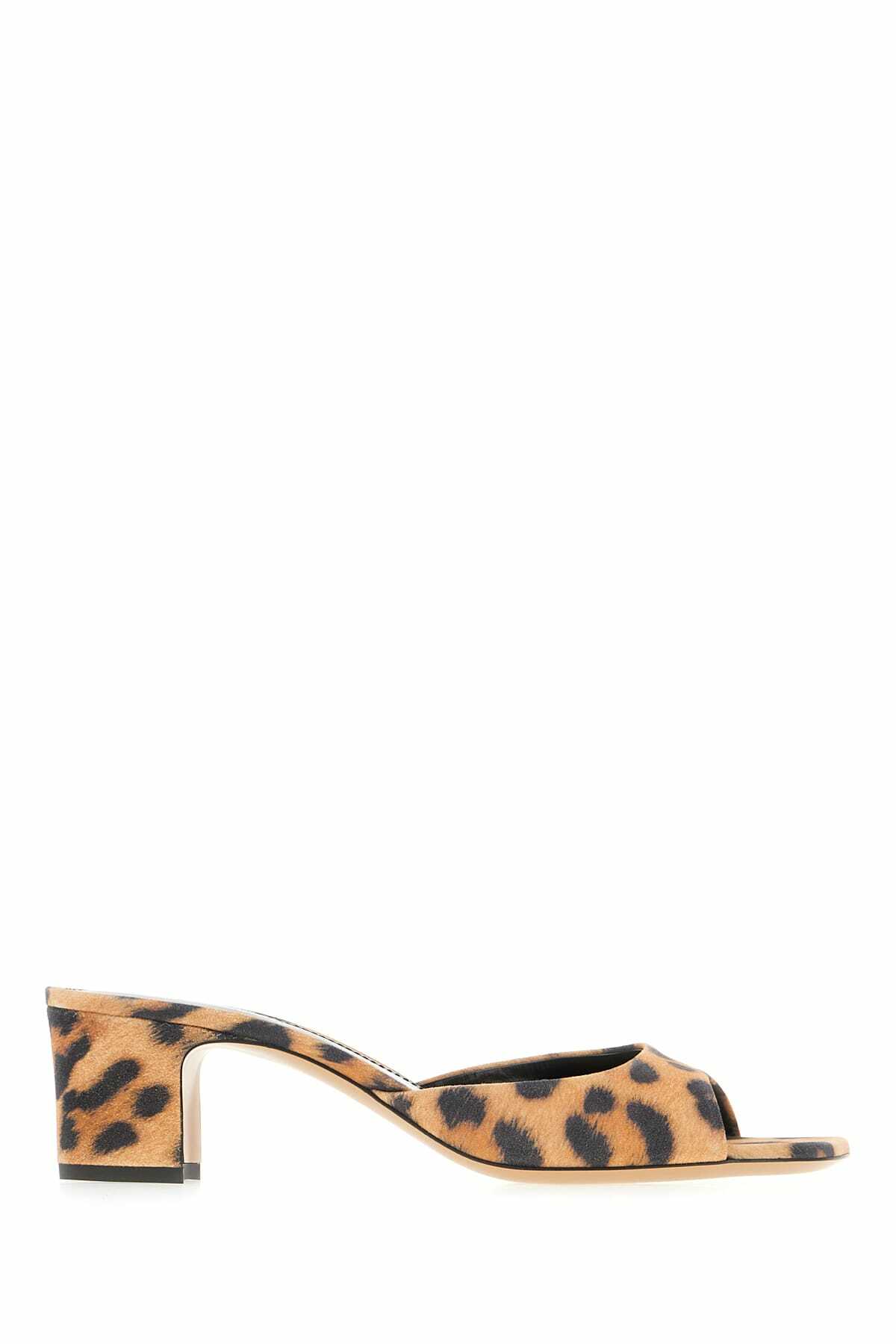 Paris Texas Printed Fabric Mules Paris Texas
