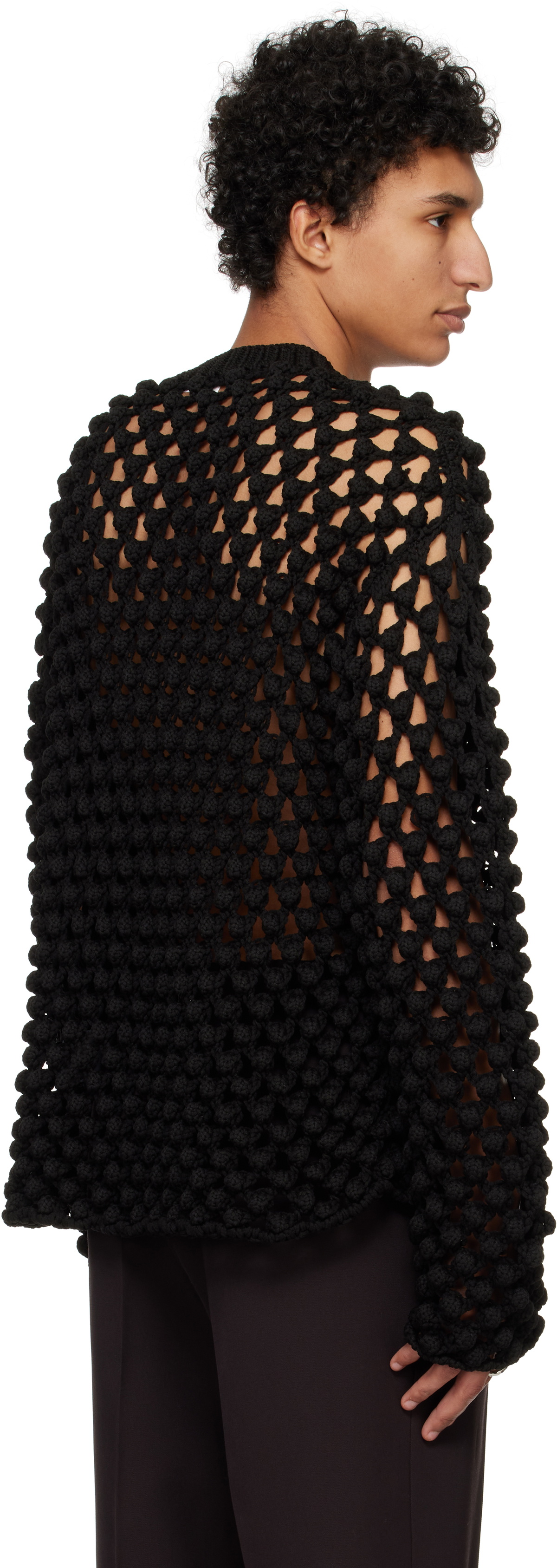 Jil Sander Black Crew-Neck Sweater Jil Sander