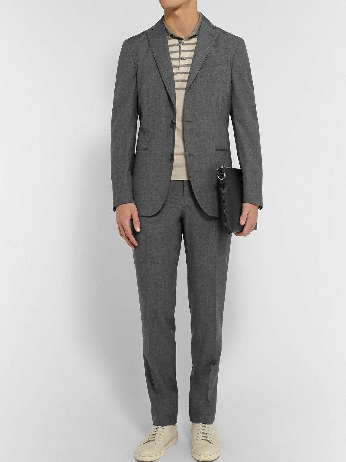 Boglioli - Grey Slim-Fit Virgin Wool Suit - Gray Boglioli