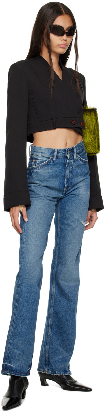 Acne Studios Blue Bootcut Jeans Acne Studios