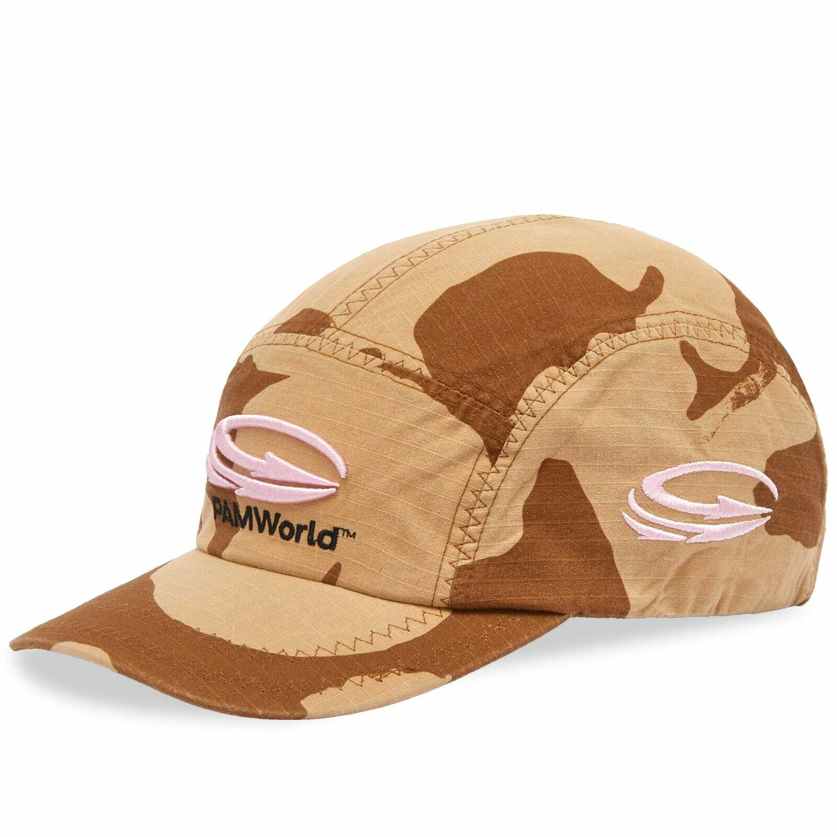 P.A.M. Men's Camo 5 Panel Cap in Desert Camo P.A.M.