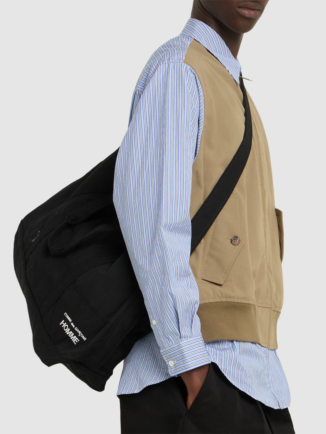 COMME DES GARÇONS HOMME Cotton Cdg Homme Logo Crossbody Bag Comme des ...