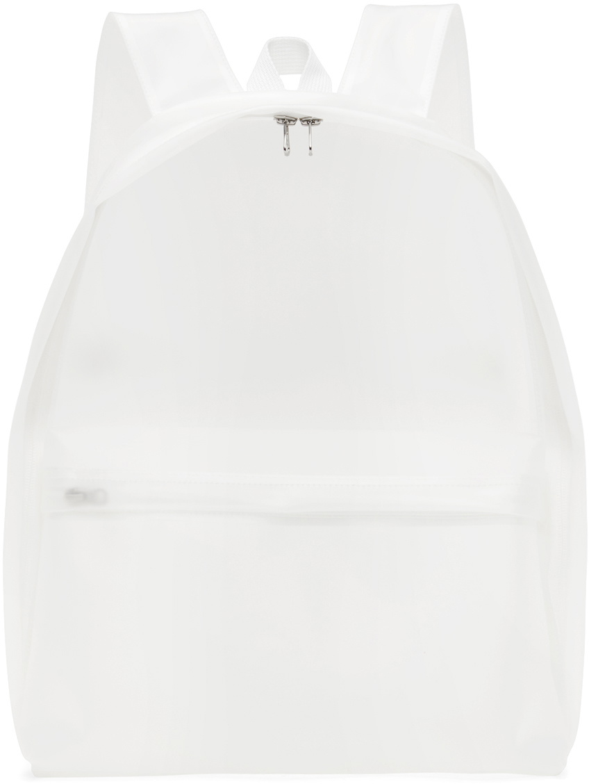 AMOMENTO White TPU Backpack AMOMENTO