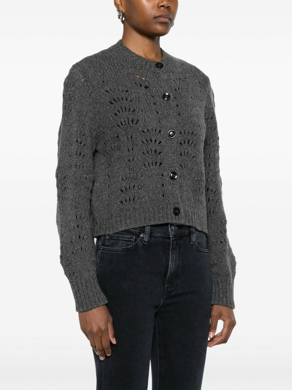 FRAME Textured Cardigan Frame Denim