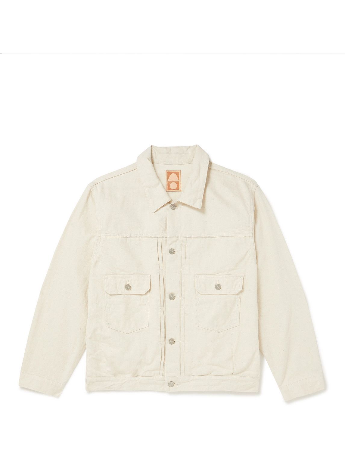 COTTLE - Cotton and Linen-Blend Denim Jacket - Neutrals