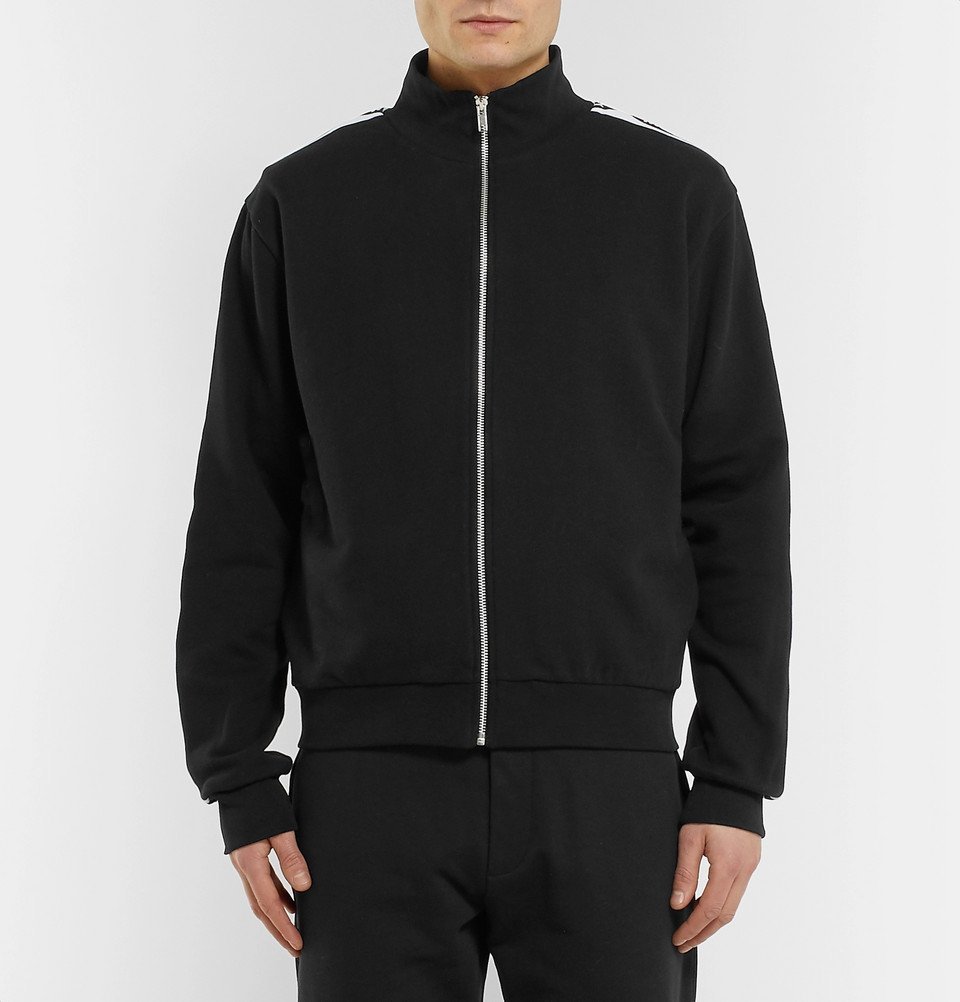 McQ Alexander McQueen - Logo-Jacquard Cotton-Jersey Track Jacket - Men ...