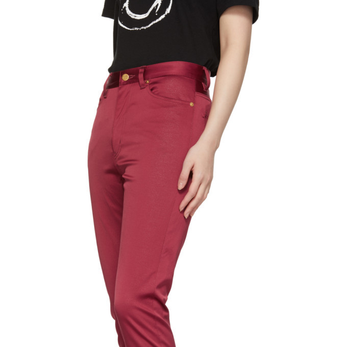 Undercover Red Shiny Trousers Undercover