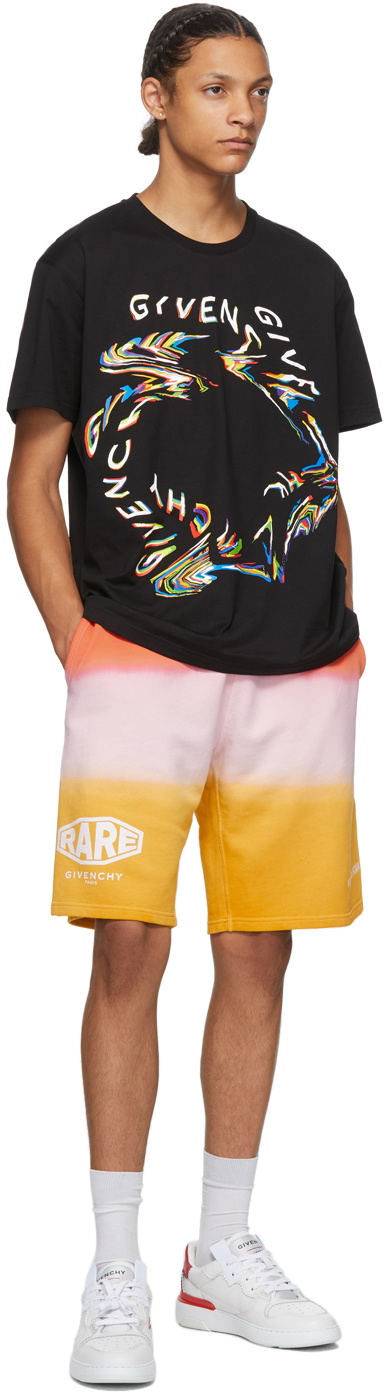 Givenchy Orange Faded Effect 'Studio Homme' Shorts Givenchy