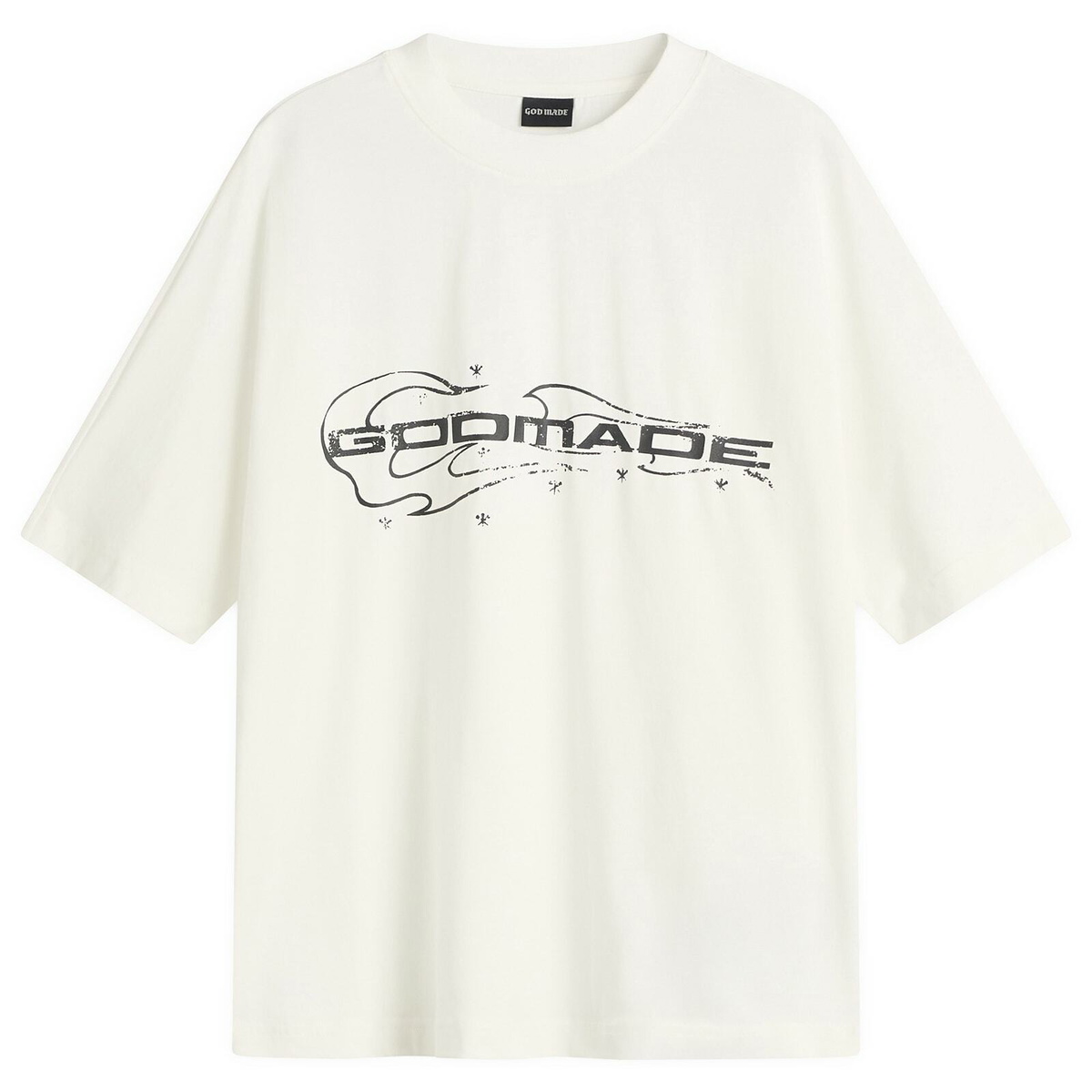 God Made Men's Spark Fire GM T-Shirt in White God Made