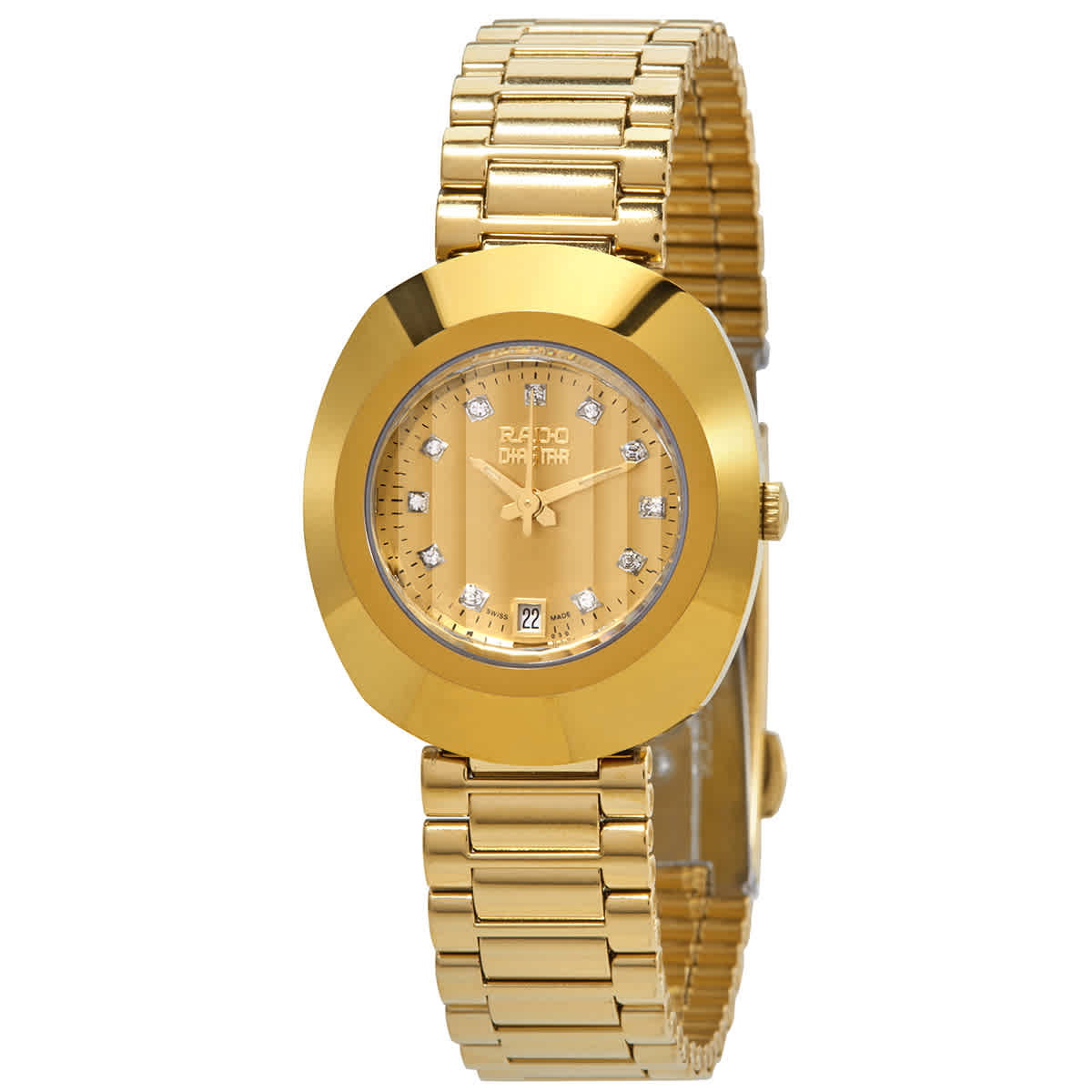 Rado Original Yellow Gold Dial Ladies Watch R12306303 Rado