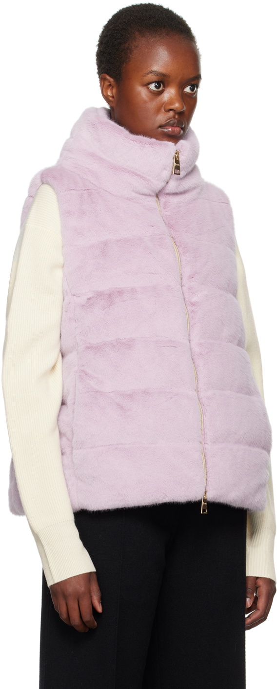 Herno Purple Lady Down Vest Herno
