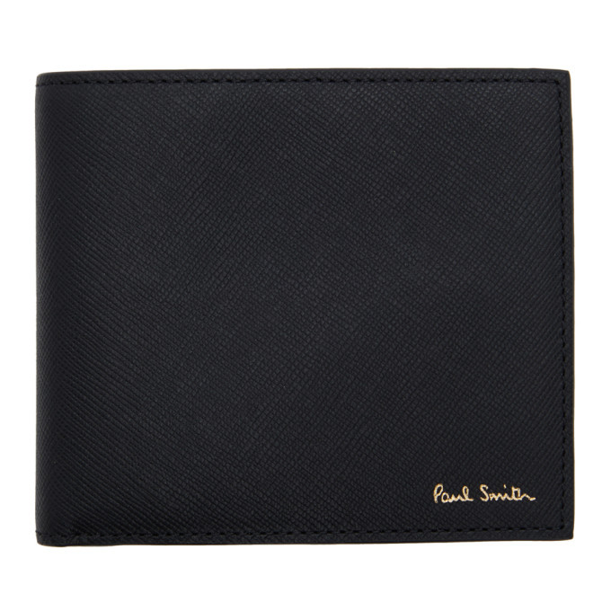 Paul Smith Black Mini Kings Cross Bifold Wallet Paul Smith