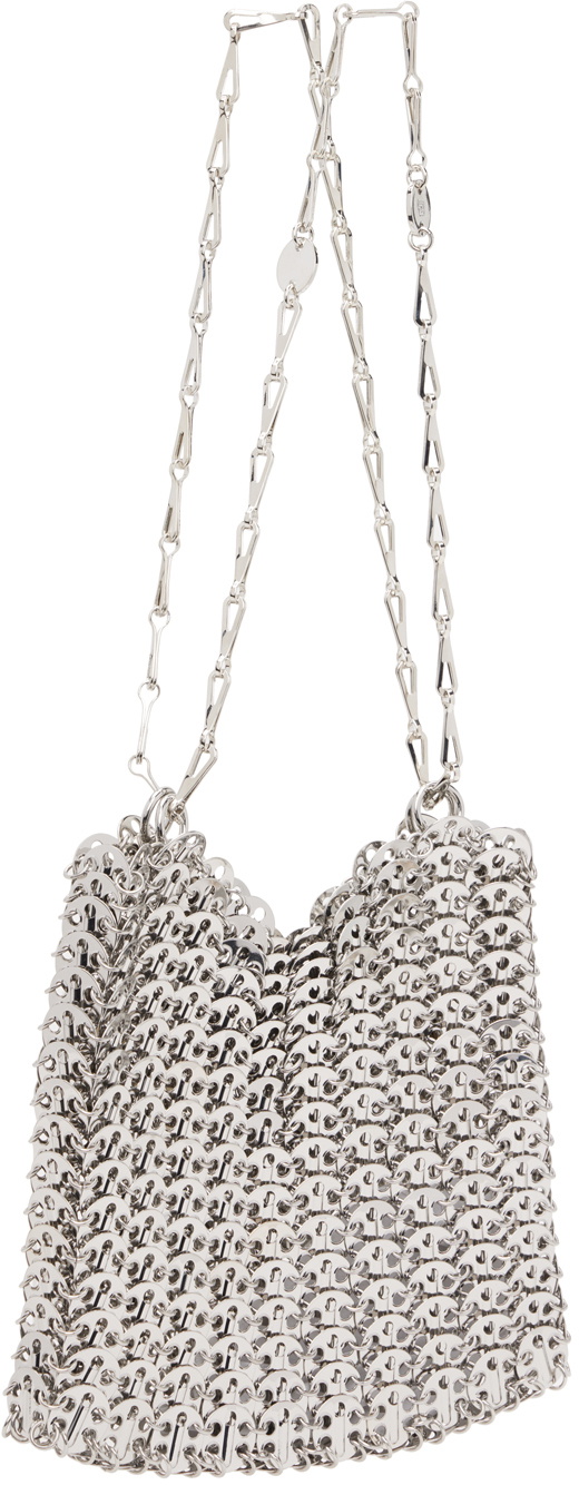 Paco Rabanne Silver Iconic 1969 Tote Paco Rabanne