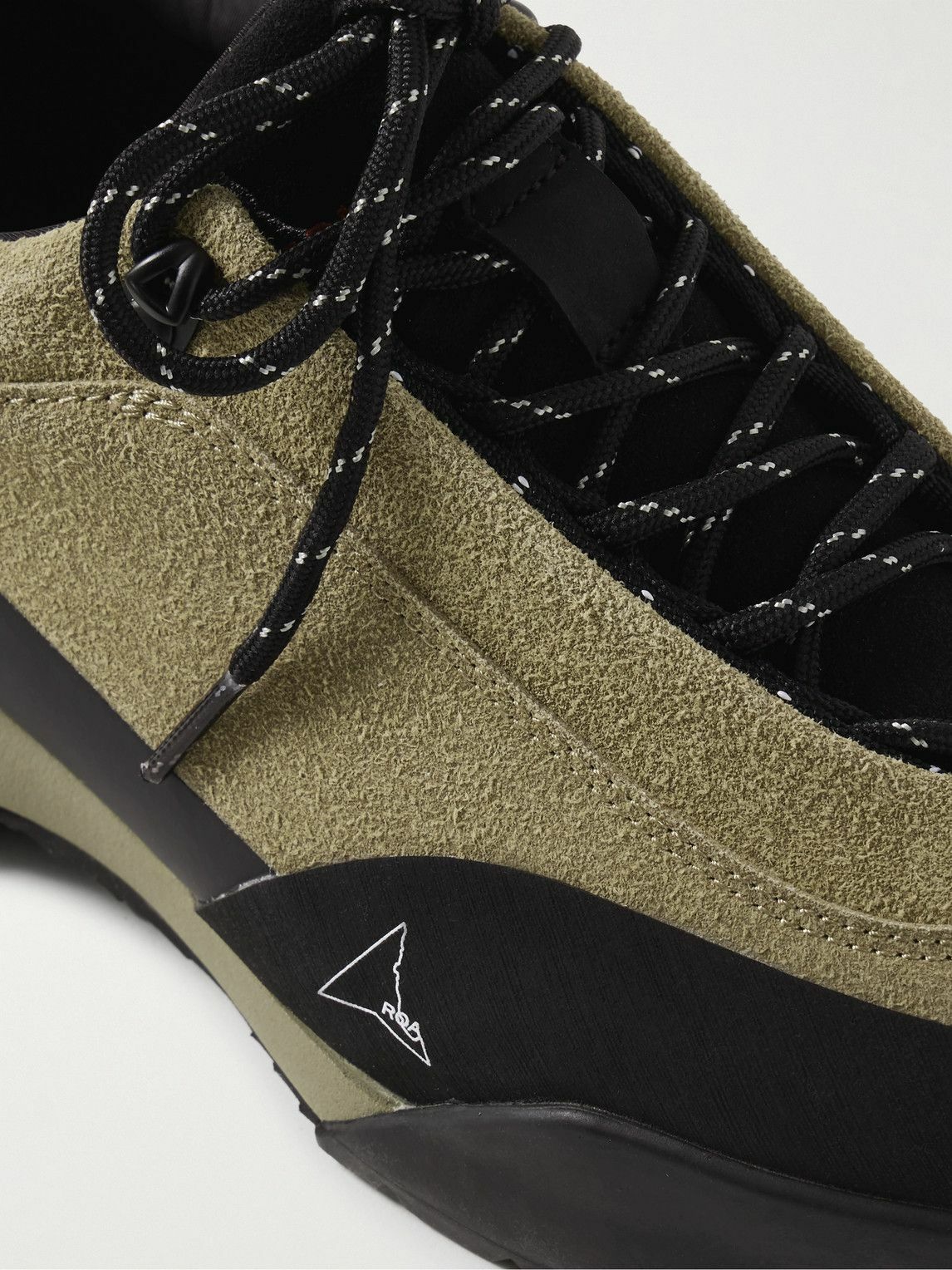 ROA - Cingino Rubber-Trimmed Microfibre Hiking Sneakers - Brown ROA