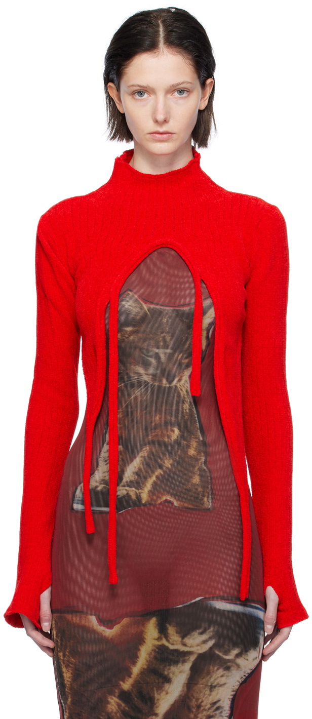 Ottolinger Red Strap Turtleneck Ottolinger