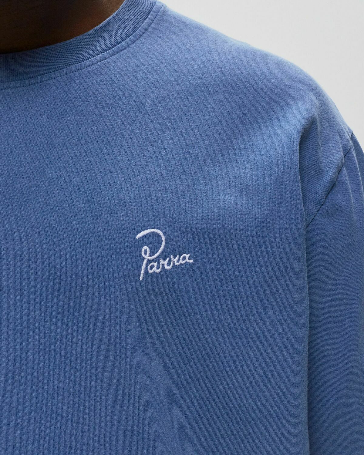 By Parra Classic Logo T Shirt Blue Shortsleeves By Parra