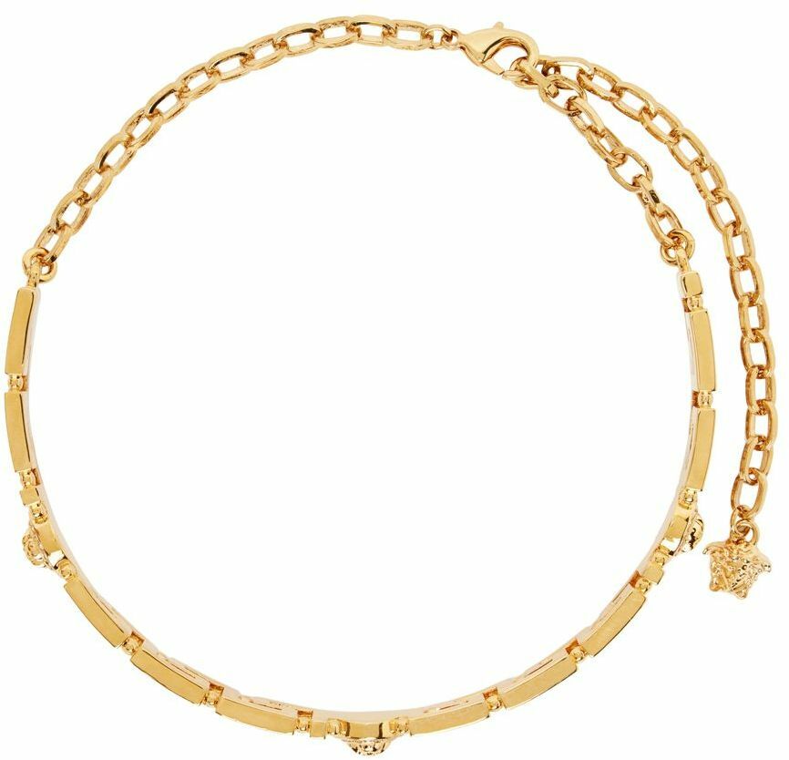 Versace Gold Medusa Greca Choker Versace