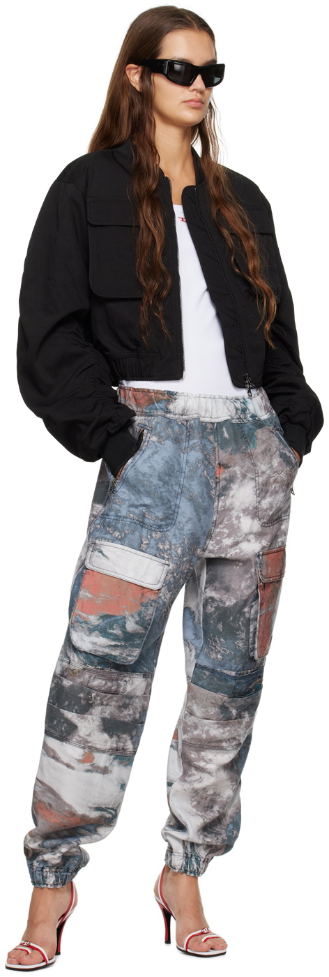 Diesel Black G-Khlo Bomber Jacket Diesel