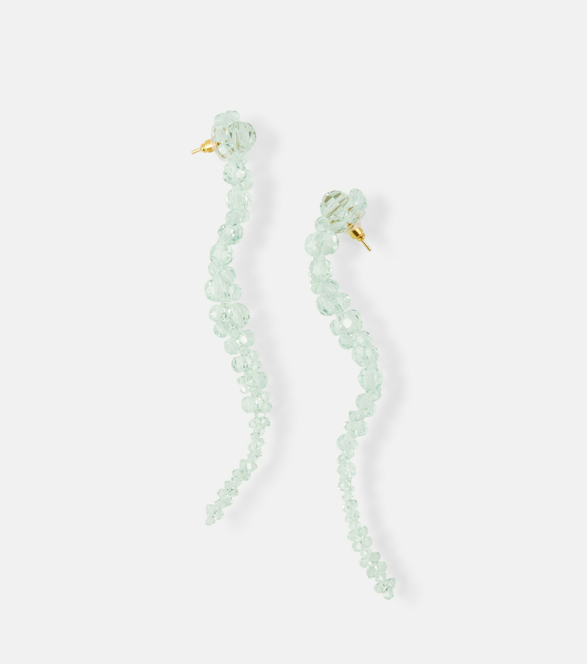 Simone Rocha - Crystal-embellished drop earrings Simone Rocha