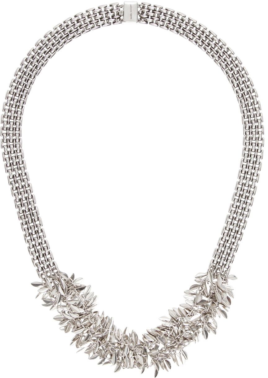 Isabel Marant Silver Leafy Necklace Isabel Marant